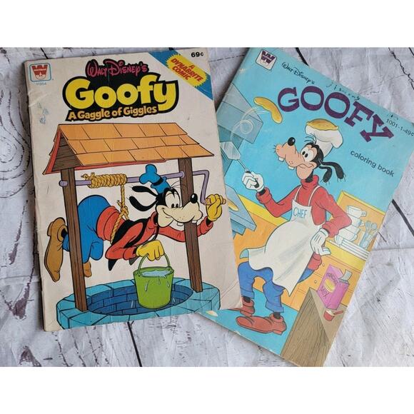 Disney | Other | Witman 1354 Walt Disneys Goofy A Gaggles Of Giggles ...